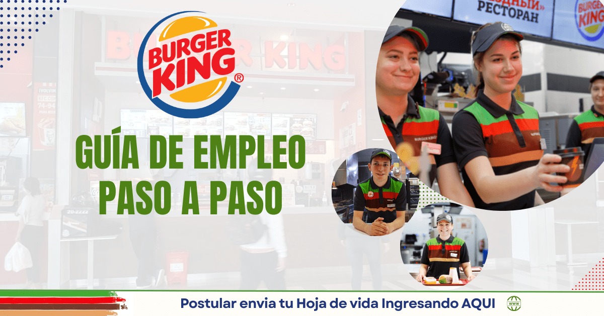 BURGER KING guía de empleo - Busca Trabajos En Linea